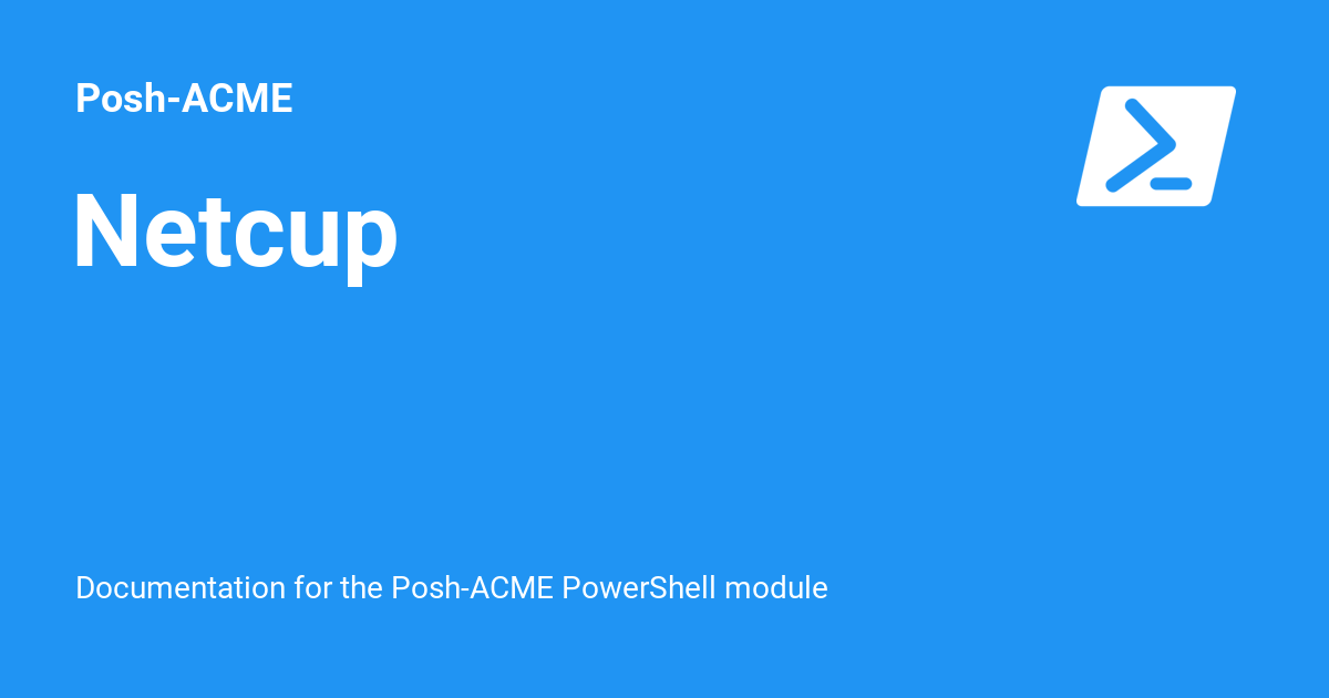 Netcup - Posh-ACME